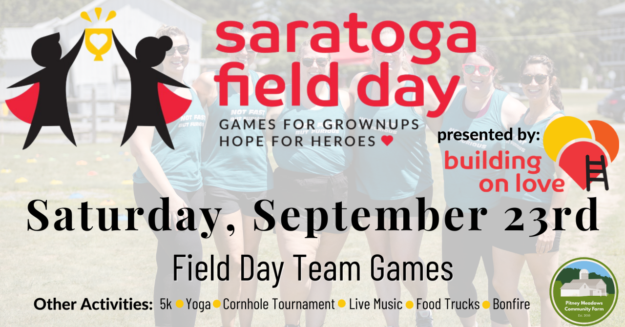 Saratoga Field Day 2 - Building on Love